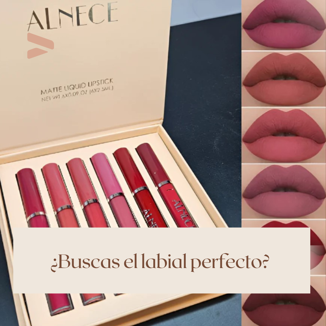 SET DE LABIALES MATE (6 UN) – Casa George